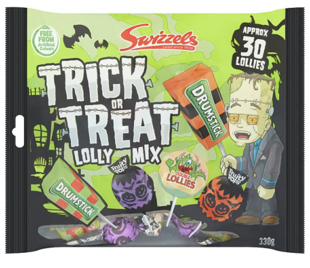 Trick or Treat Lolly Mix 330g | Halloween Selectie | Swizzels Candy ...