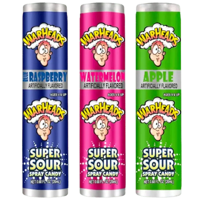 Warheads Super Sour Spray 20ml - Assorted - Kellys Expat Shopping