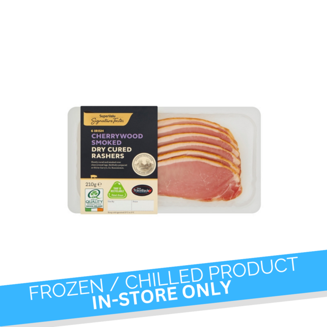 Signature Tastes Cherrywood Smoked Dry Cured Rashers 210g - Kellys ...