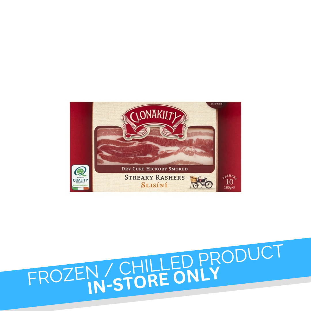 Streaky Rashers 180g| Kellys Expat Shopping - Kellys Expat Shopping