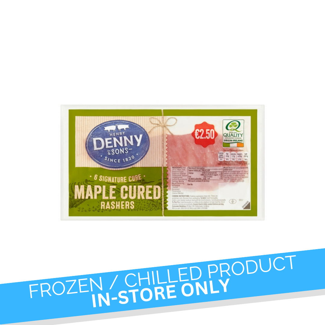 Vac Maple Rashers 180g - Kellys Expat Shopping