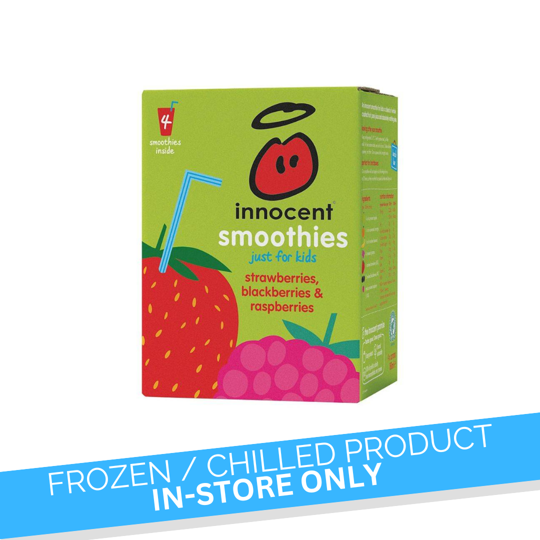 Innocent Smoothies Kids Strawberries Blackberries Raspberries 4pk ...