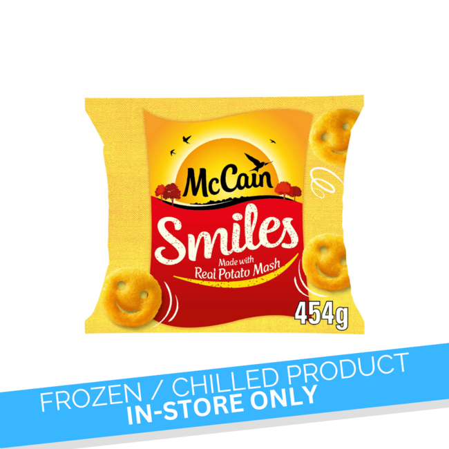 McCain Smiles 454g | Frozen Selection | UK & USA Expat Store - Kellys ...