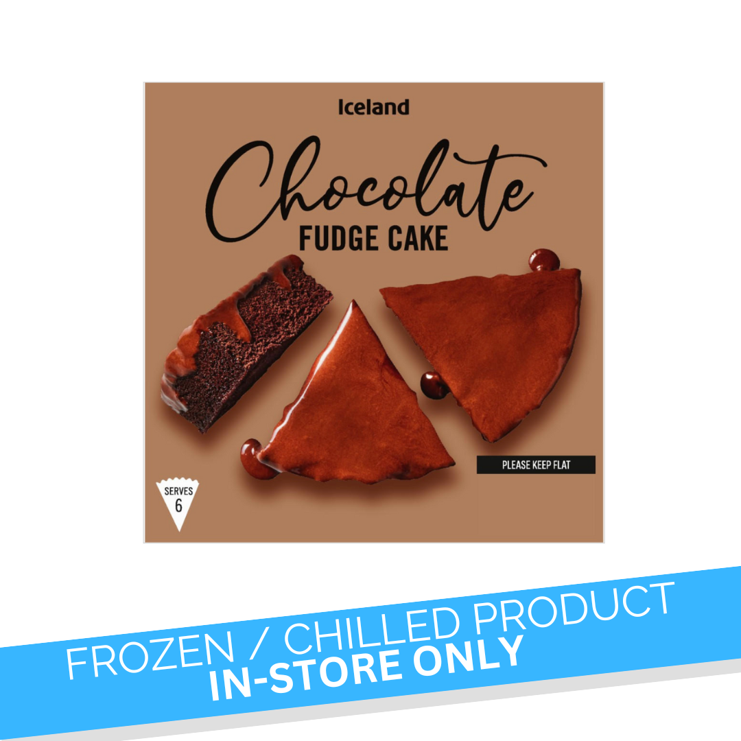 Iceland Chocolate Fudge Cake 450g | Frozen Selection - Kellys Expat ...