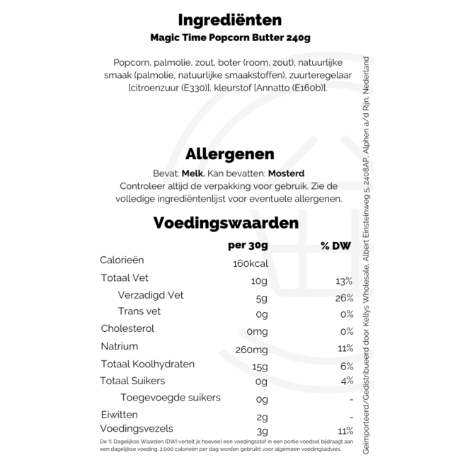 Magic Time Butter Popcorn 3pk 240g - Kellys Expat Shopping