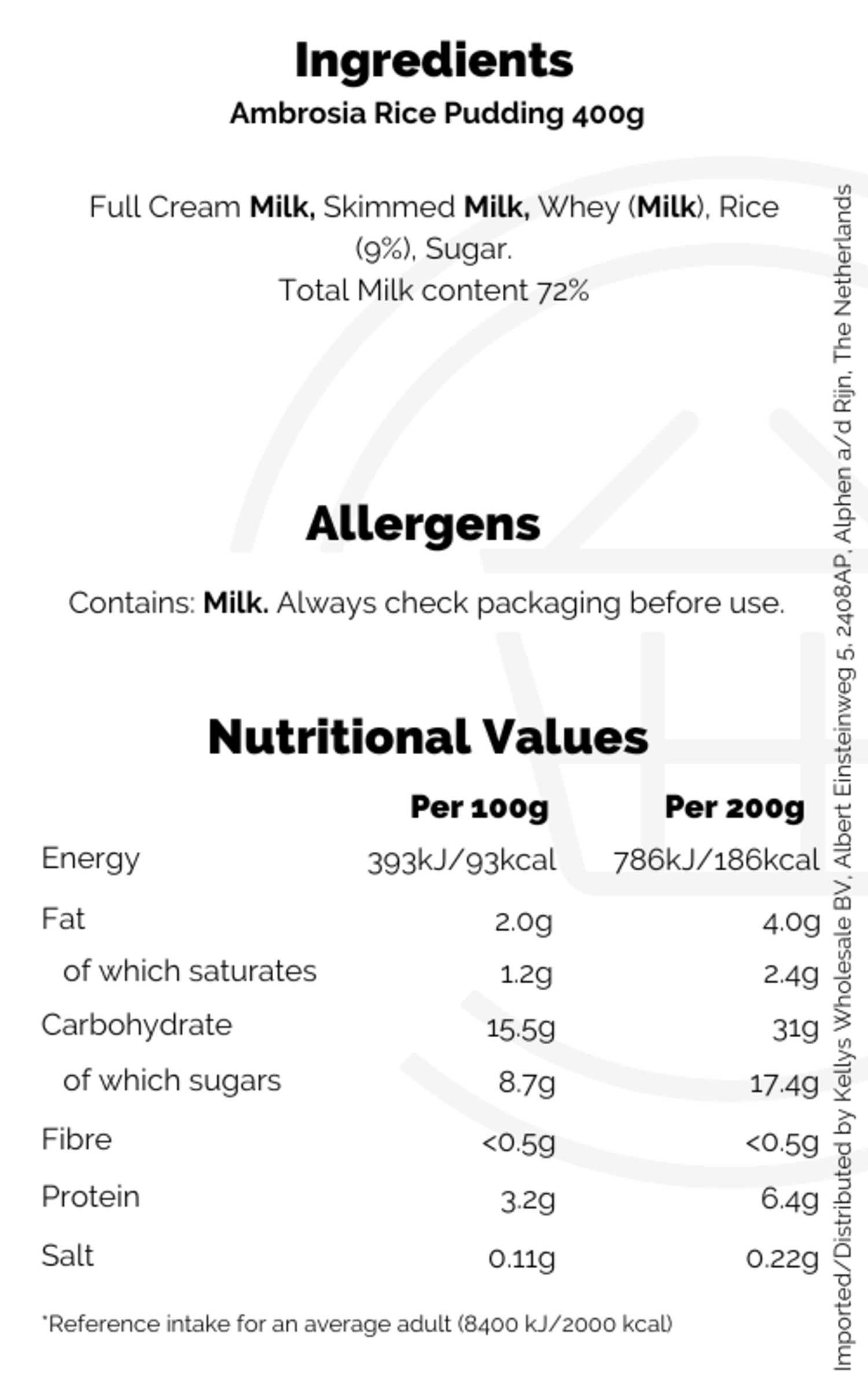 Ambrosia Rice Pudding 400g | British desserts, pudding, cake, custard ...