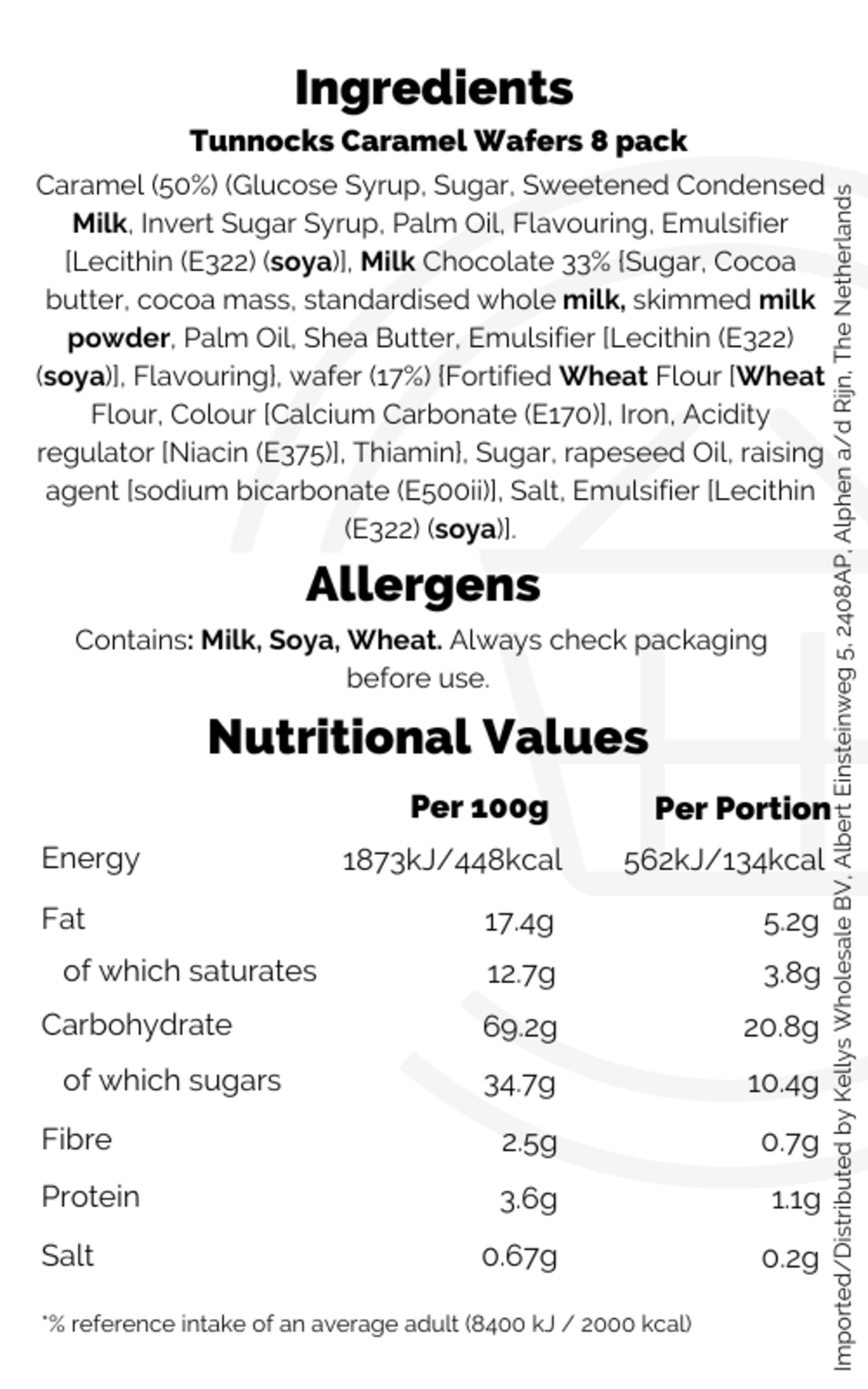 Tunnocks Caramel Wafers, 6 pack | British Biscuits - Kellys Expat Shopping