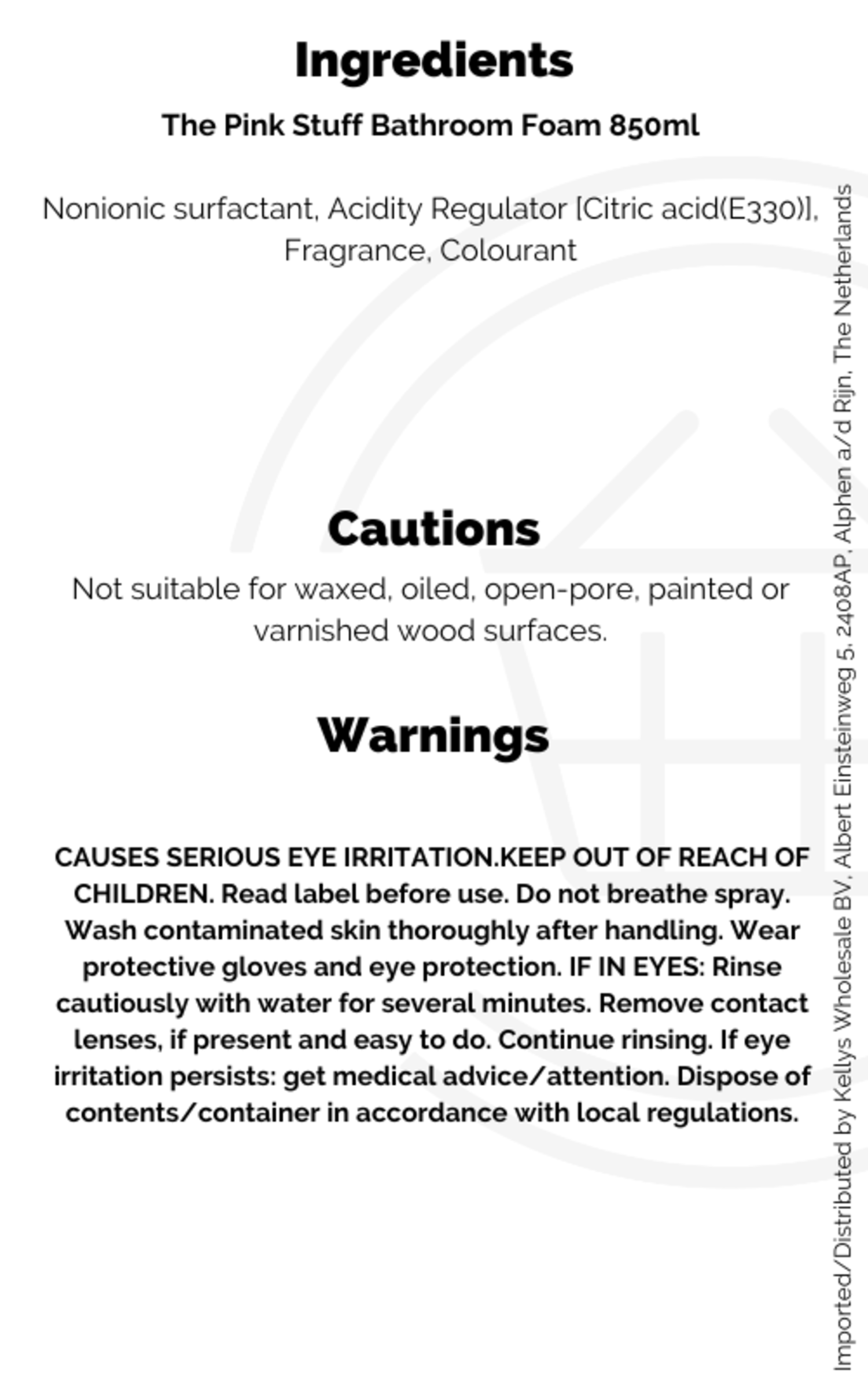 The Pink Stuff Bathroom Foam 850ml - Kellys Expat Shopping