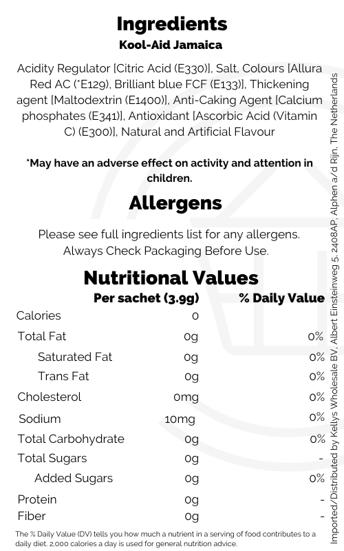 Kool-Aid Jamaica Sachet | Buy American Kool-Aid Online! - Kellys Expat ...