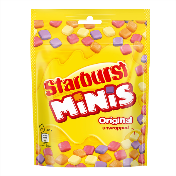 Starburst Minis Original Sweets Pouch 137g - Kellys Expat Shopping