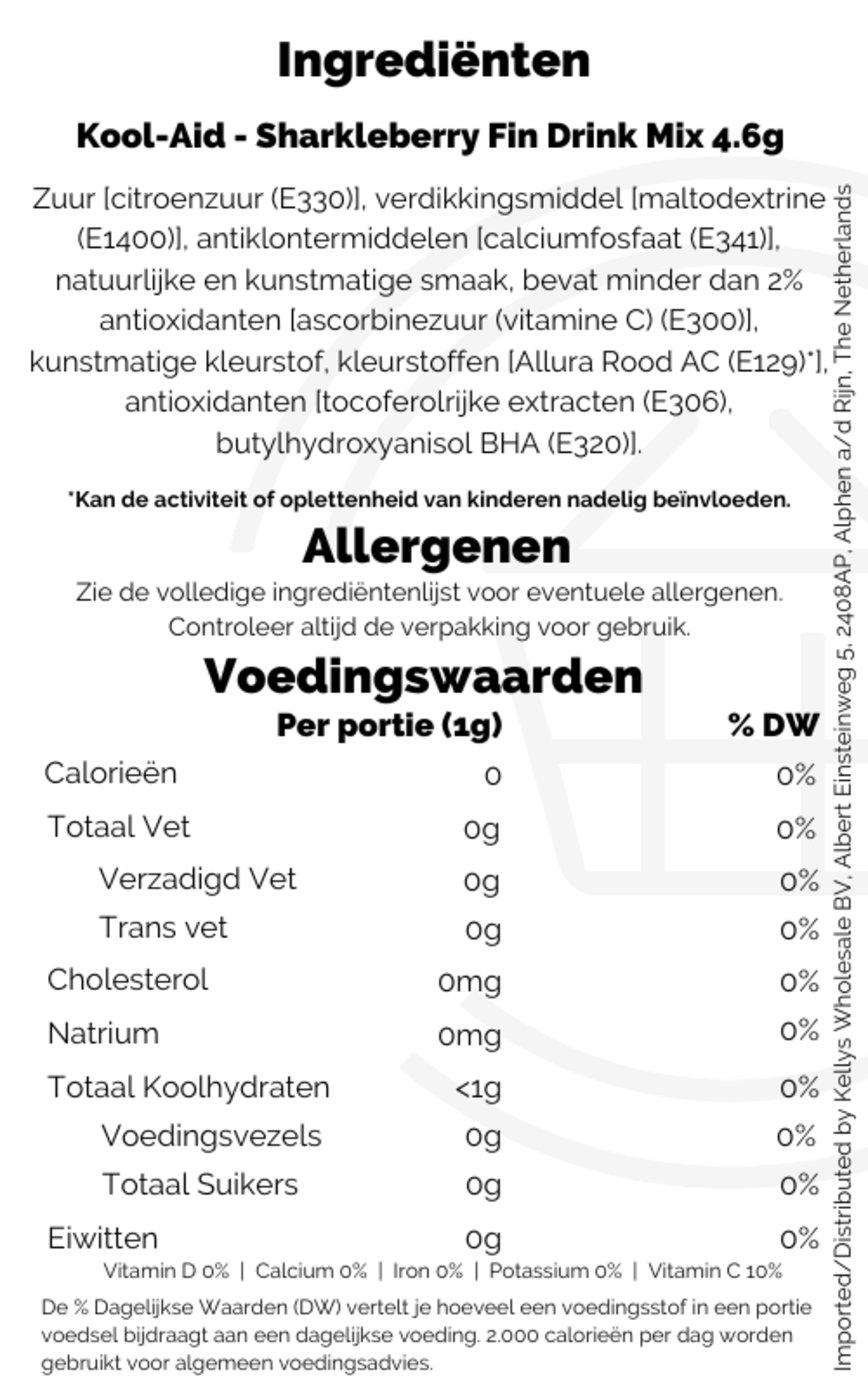 Kool-Aid Sharkleberry Fin 4.6g - Kellys Expat Shopping