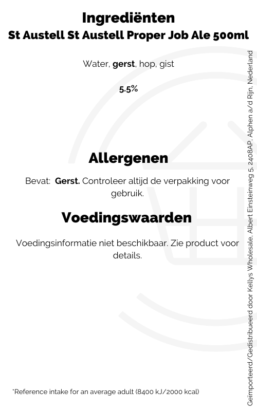 St Austell Proper Job Ale | British Beer & Cider - Kellys Expat Shopping