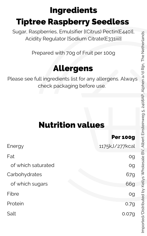 Conserve Raspberry Seedless - Kellys Expat Shopping