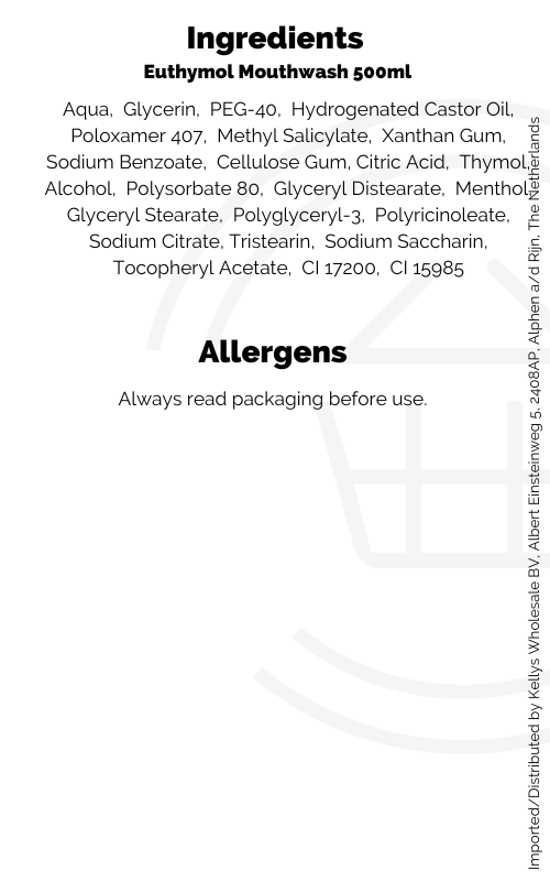 Euthymol Mouthwash 500ml - Kellys Expat Shopping