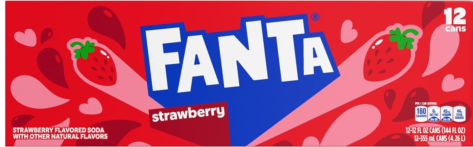Fanta Strawberry 12 pack - Kellys Expat Shopping