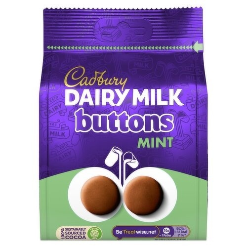 Cadbury's Mint Buttons 110g | British Chocolate - Kellys Expat Shopping