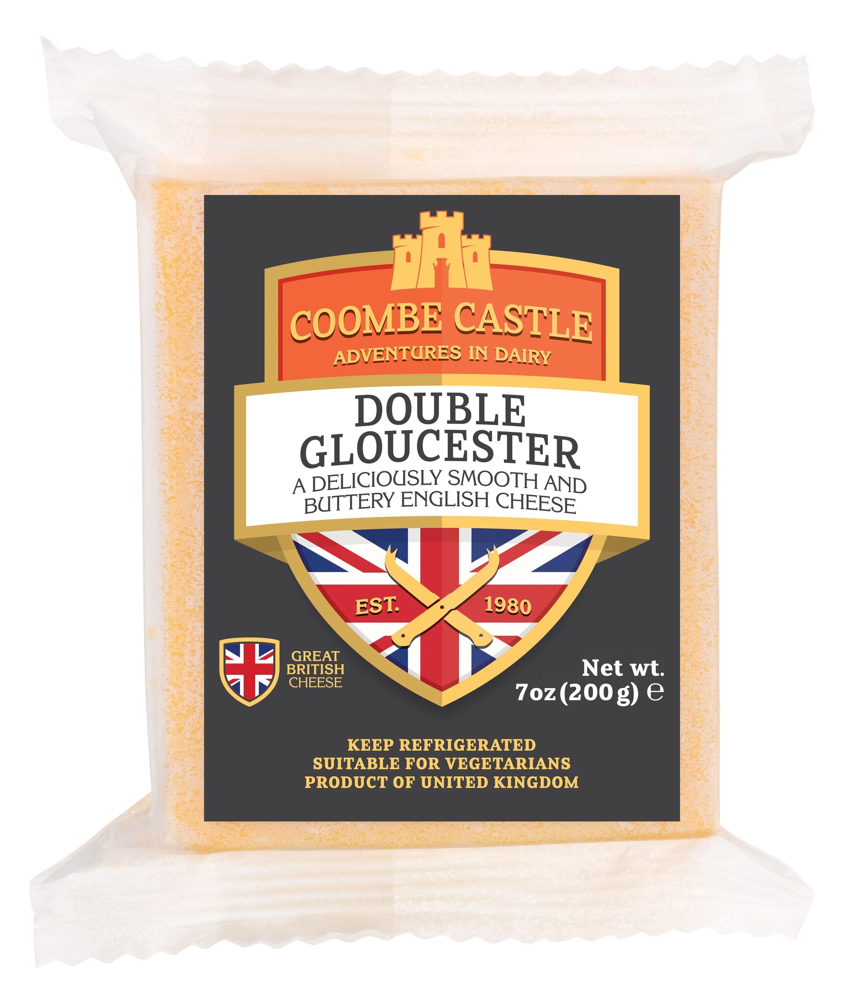 Coombe Castle Double Gloucester 200g | Britse Kaas - Kellys Expat Shopping