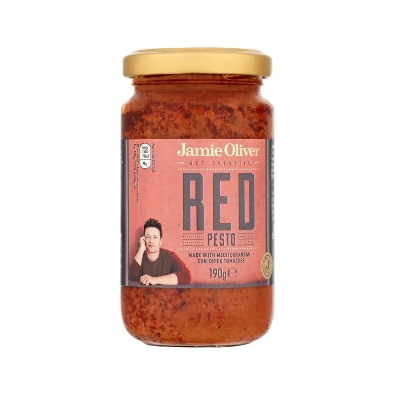 Jamie Oliver Red Pesto 190g - Kellys Expat Shopping
