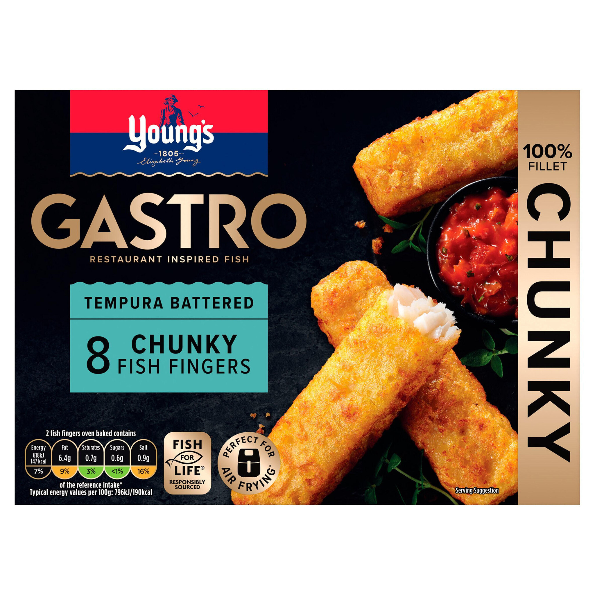 Young's Gastro Battered Fish Fingers 320g - Kellys Expat Shopping