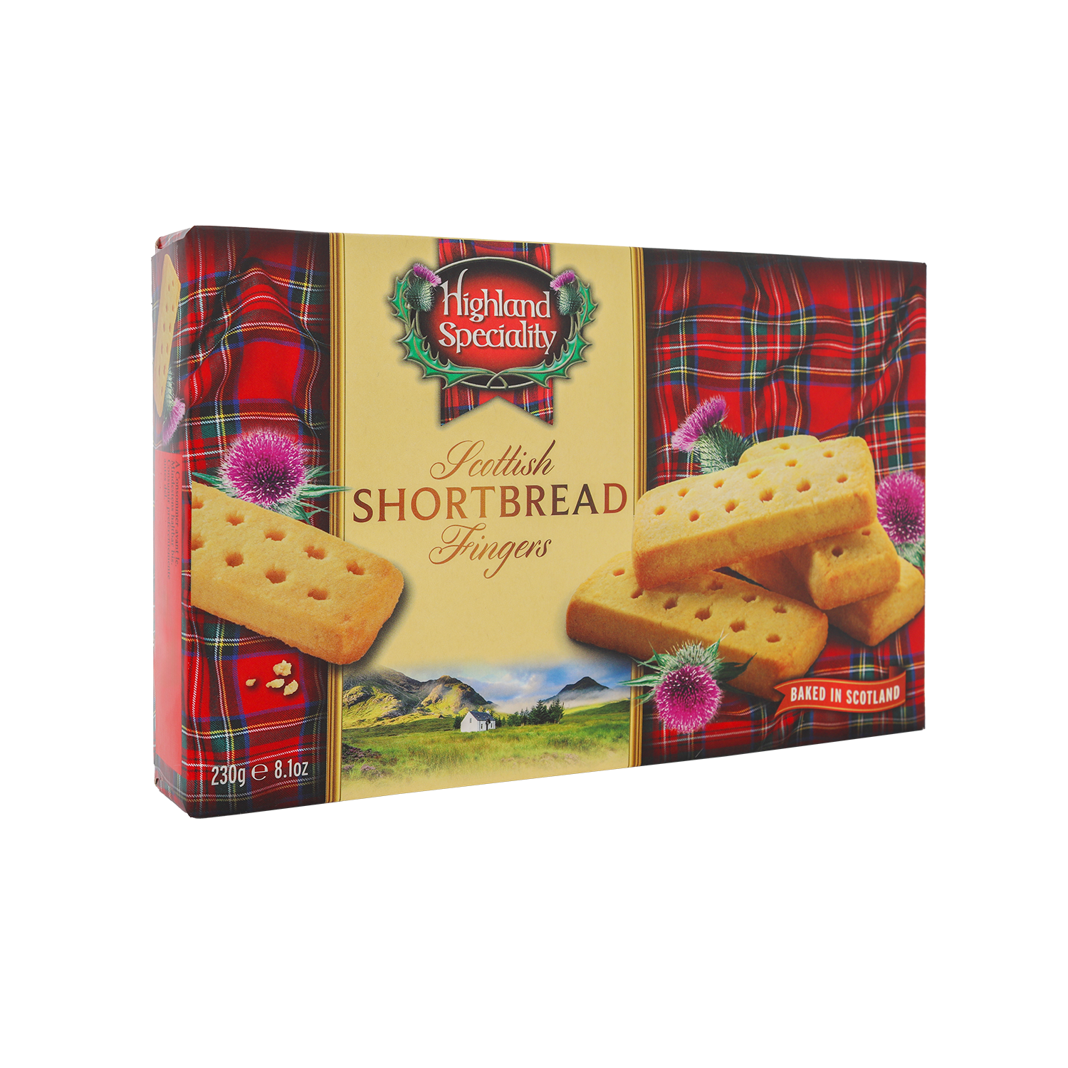 Highland Specialty Scottish Shortbread Fingers 230g - Kellys Expat Shopping
