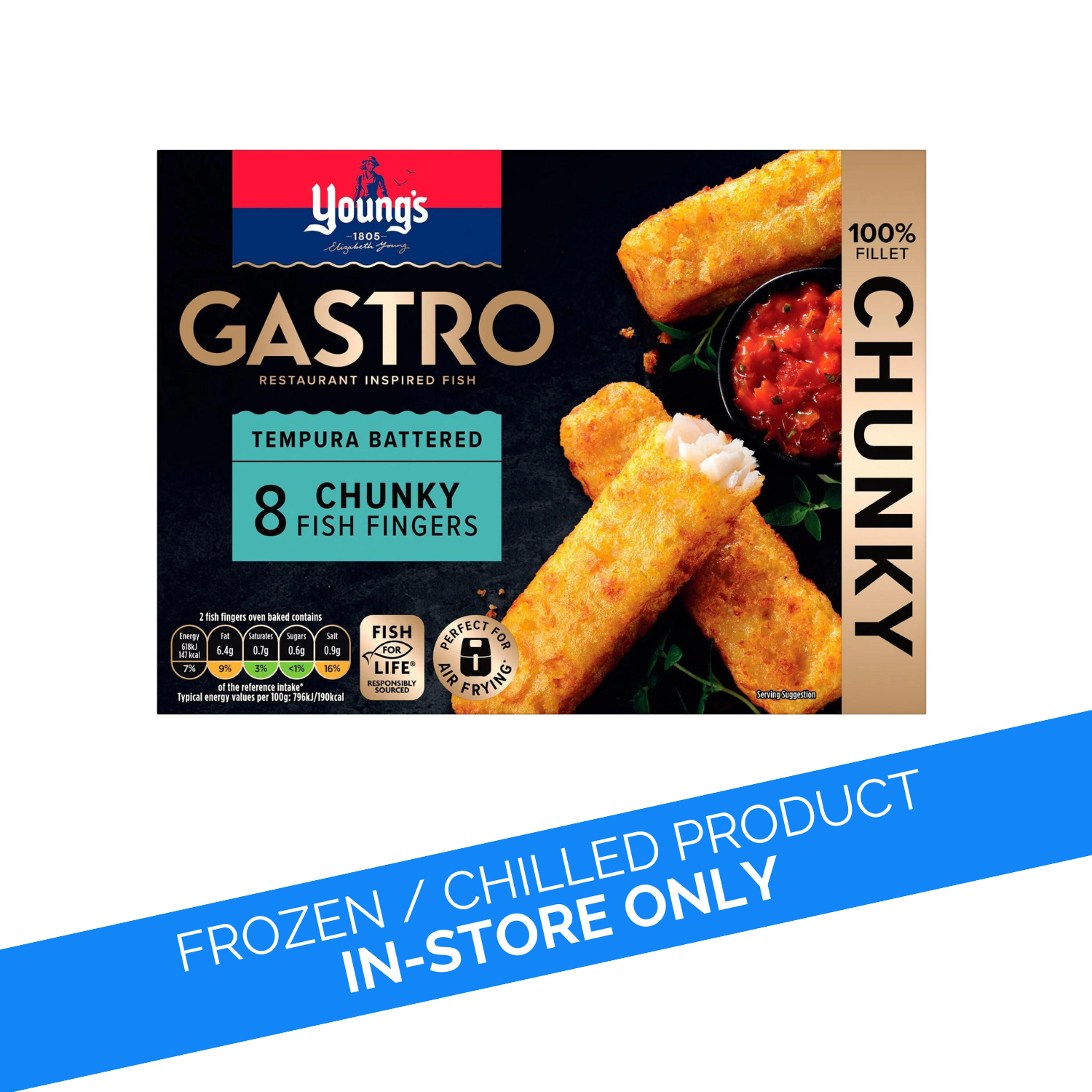 Young's Gastro Battered Fish Fingers 320g - Kellys Expat Shopping