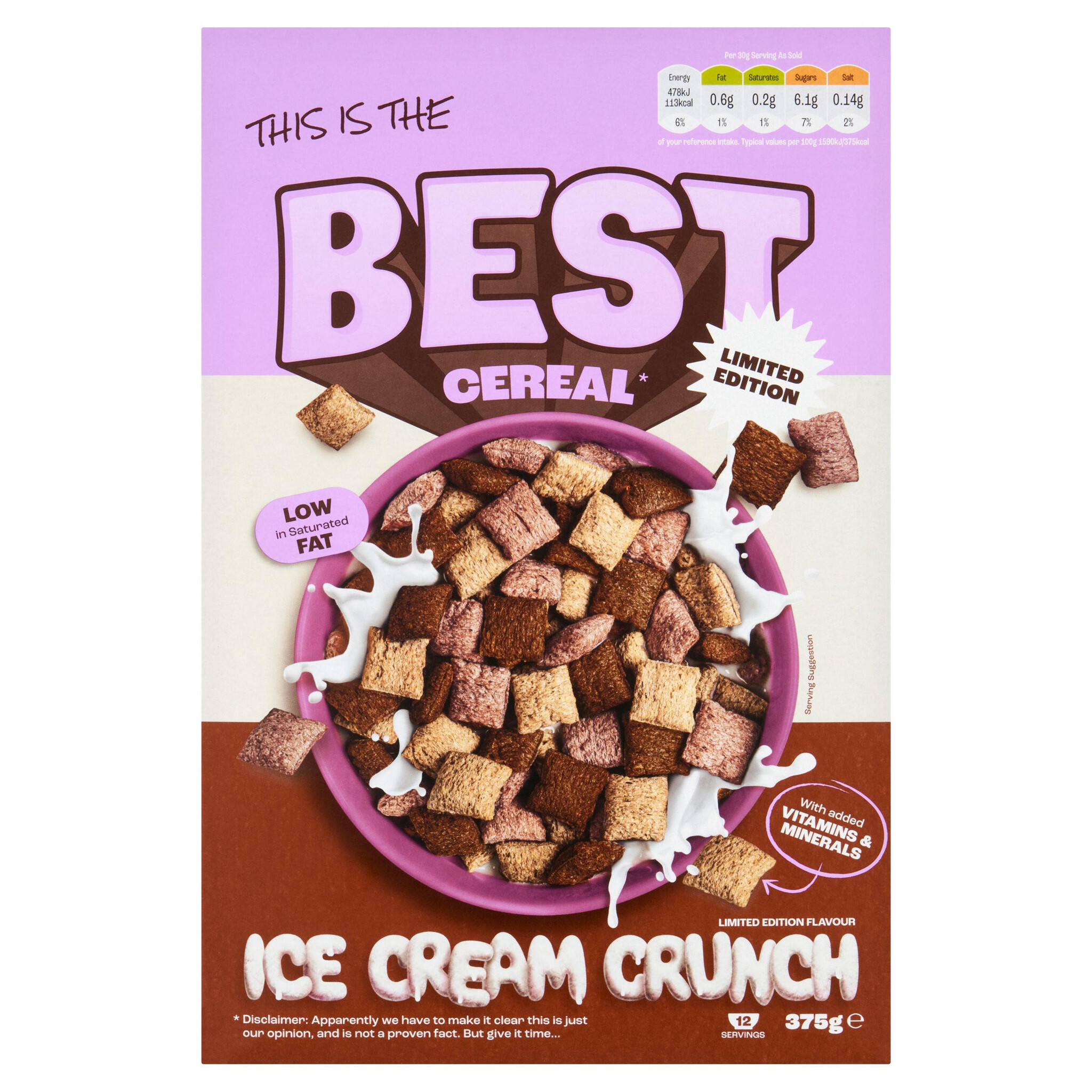 Best Cereal Ice Cream Crunch - Sidemen | 375g | Kellys Expat Shopping ...