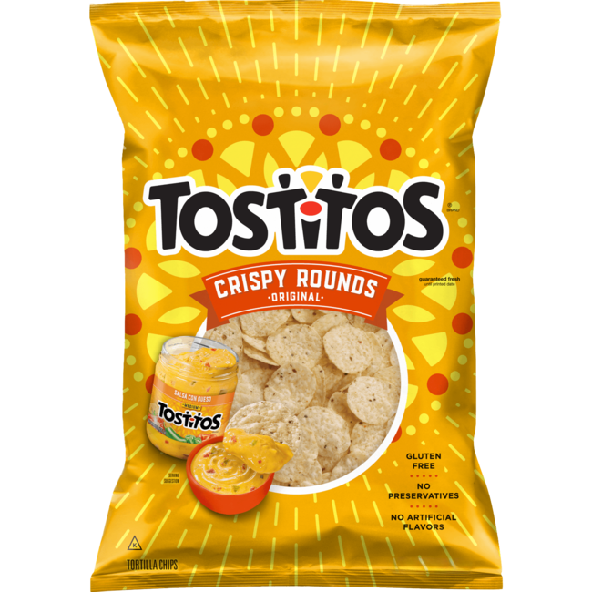 Tostitos Crispy Rounds White Tortilla Chips 283g - Kellys Expat Shopping
