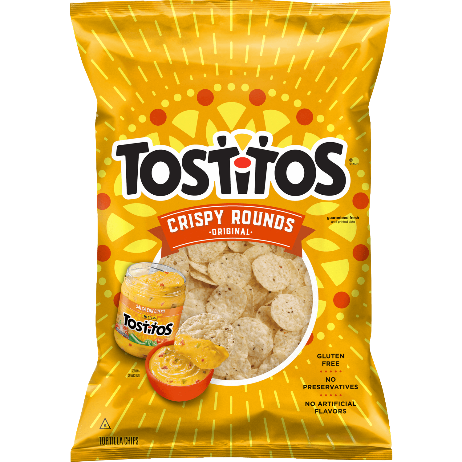 Tostitos Crispy Rounds White Tortilla Chips 283g - Kellys Expat Shopping