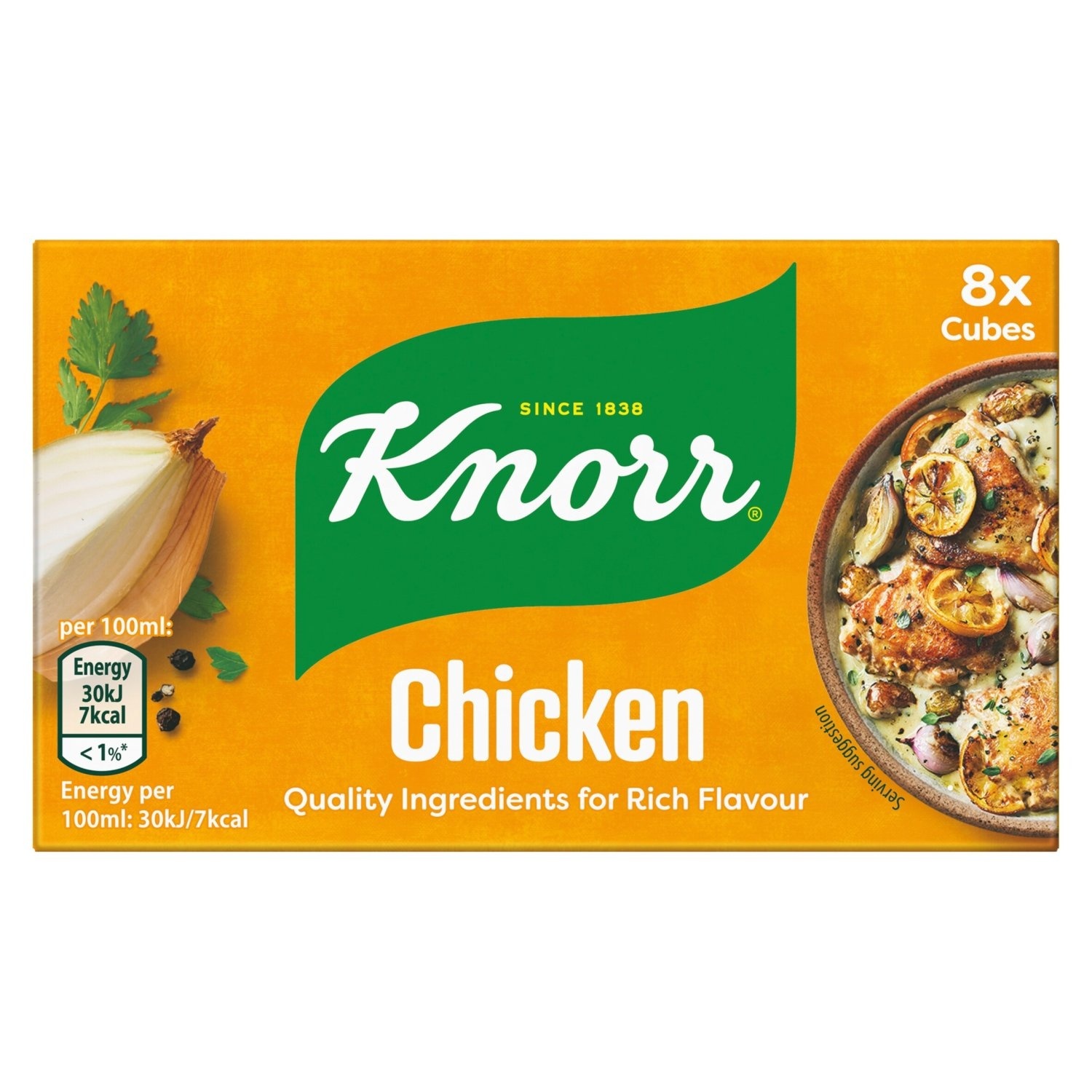 Knorr Chicken Stock Cube 8pk | British products | Casserole | Stew ...