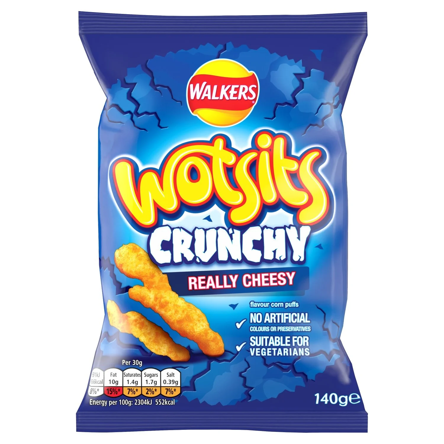 Wotsits Crunchy Cheese 140g - Kellys Expat Shopping