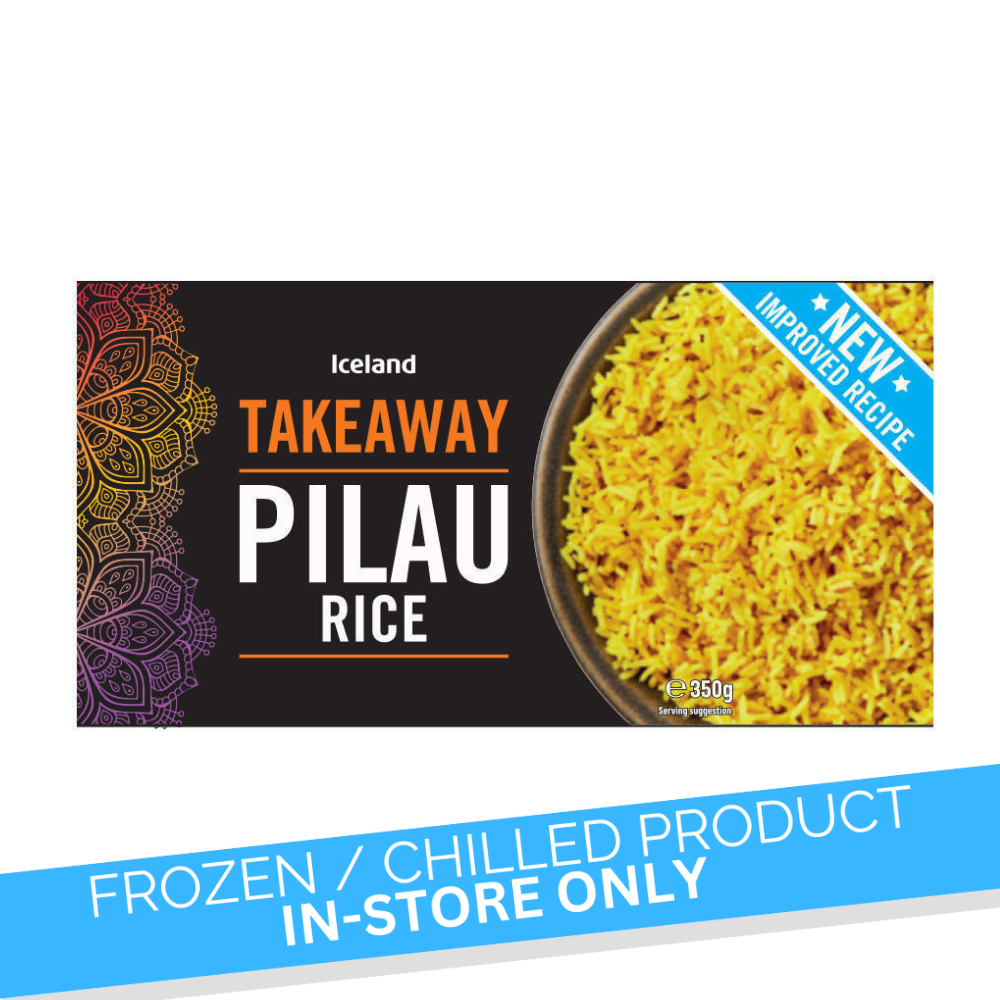 Iceland Takeaway Pilau Rice 350g - Kellys Expat Shopping