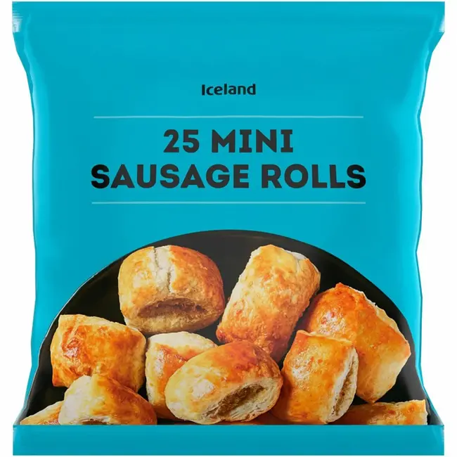 Iceland 25 Mini Sausage Rolls - British Snacks at Kellys - Kellys Expat ...