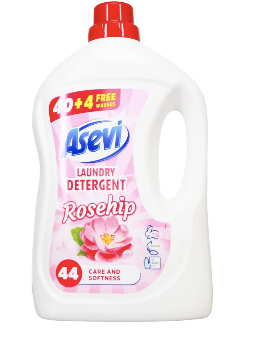 Asevi Liquid Detergent Rose 44W 2376ml - Kellys Expat Shopping