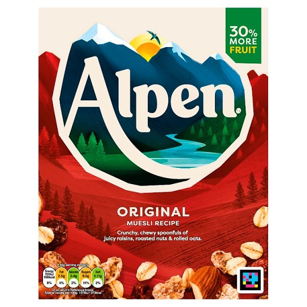 Alpen Original 550g | British & American cereal | Buy online - Kellys ...