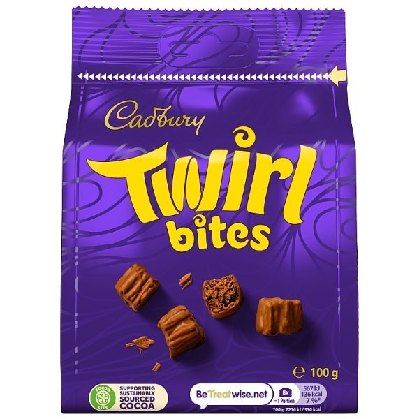 Cadbury Twirl Bites Bag 100g - Kellys Expat Shopping