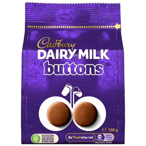 Cadbury Giant Buttons Bag 100g - Kellys Expat Shopping