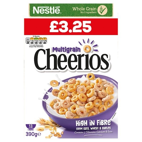 Nestle Cheerios Multigrain PM£3.25 390g - Kellys Expat Shopping
