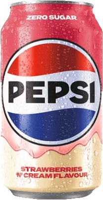Pepsi Strawberries & Cream 330ml - Kellys Expat Shopping