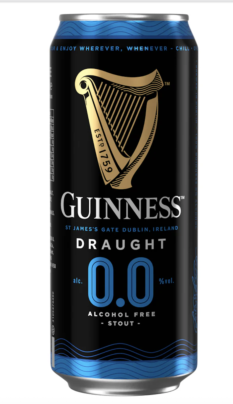 Guinness Draught 0% 4x440ml - Kellys Expat Shopping