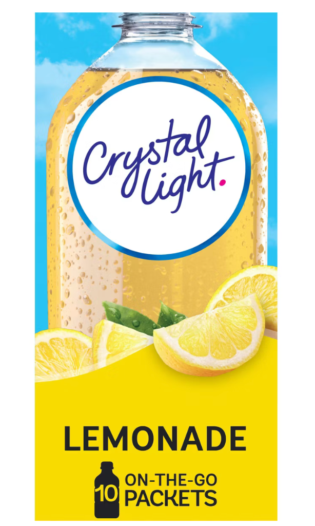 Crystal Light Lemonade 10pk - Kellys Expat Shopping