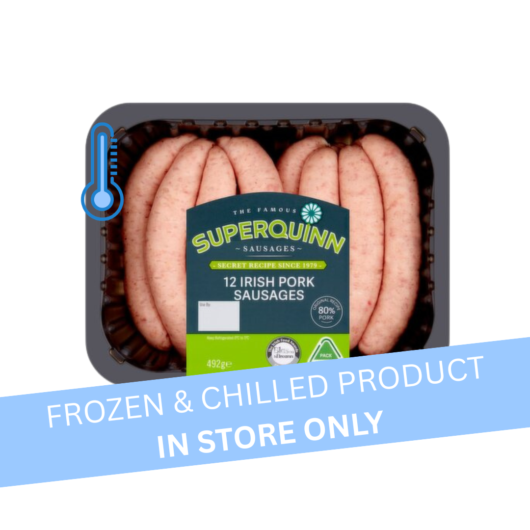 Superquinn Pork Sausages 480g - Kellys Expat Shopping