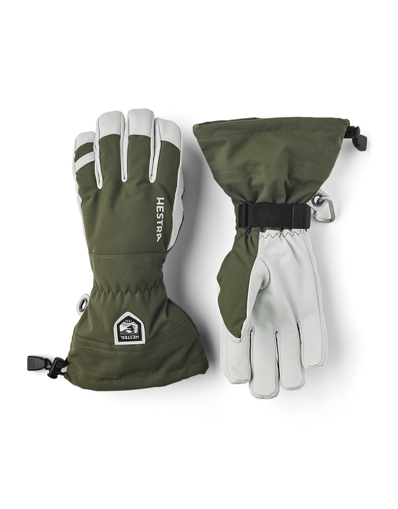 Hestra Army Leather Heli Ski 5f - Khaki - Ski Center Heemskerk