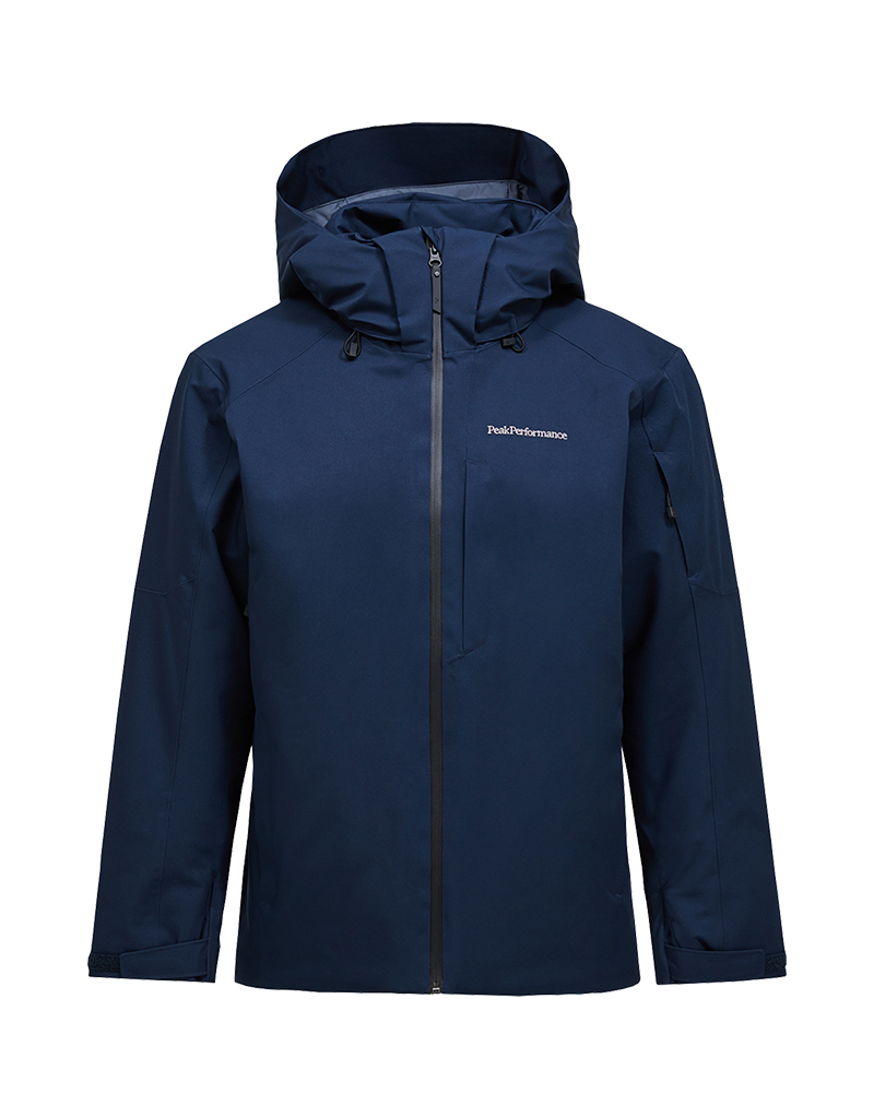Peak Performance M Maroon Insulated Jacket - Blue Shadow - Ski Center ...