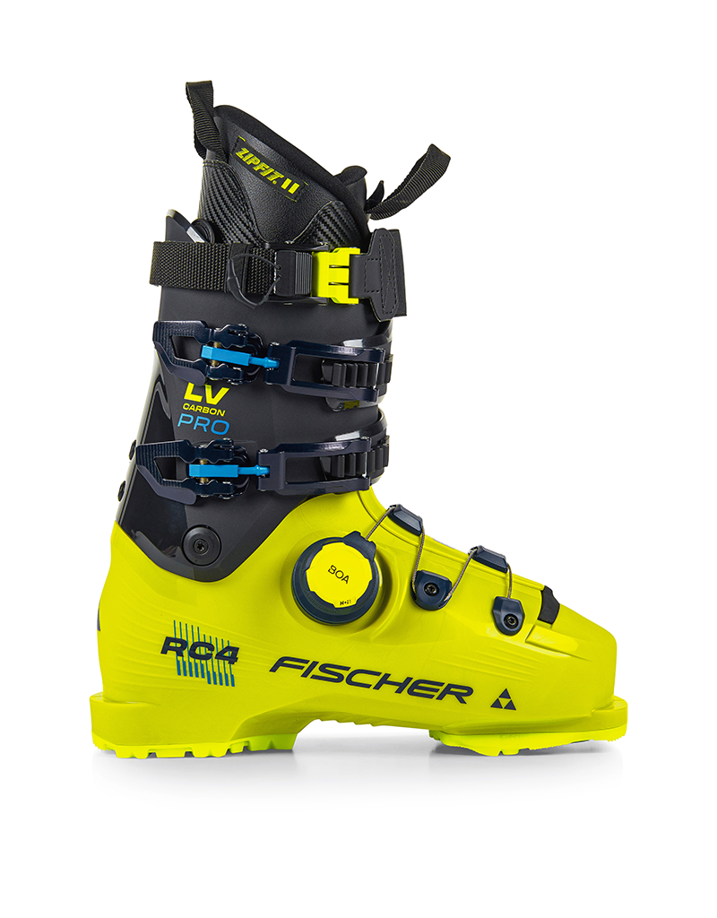 Fischer RC4 CARBON PRO LV BOA - Yellow/Carbon - Skicentrum Heemskerk