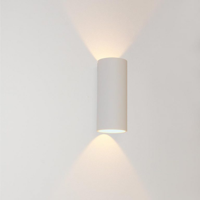 Moderne - wandlamp - 2-lichts - wit - Brody