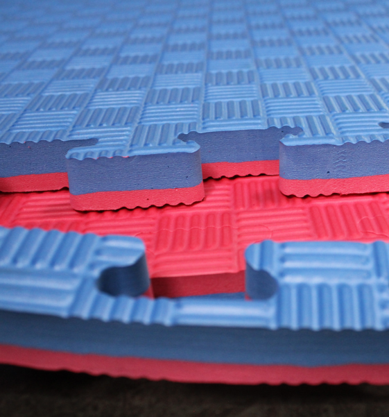 Puzzelmat 1 x 1 m sport 3CM Blauw/Rood kopen?| Best Fightshop! - Best ...