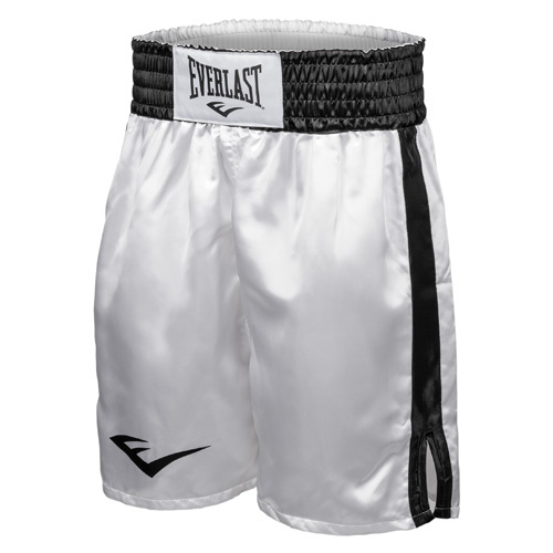 Everlast Boxing Trunks 23 In , WH/BK | Topkwaliteit - Best Fightshop ...