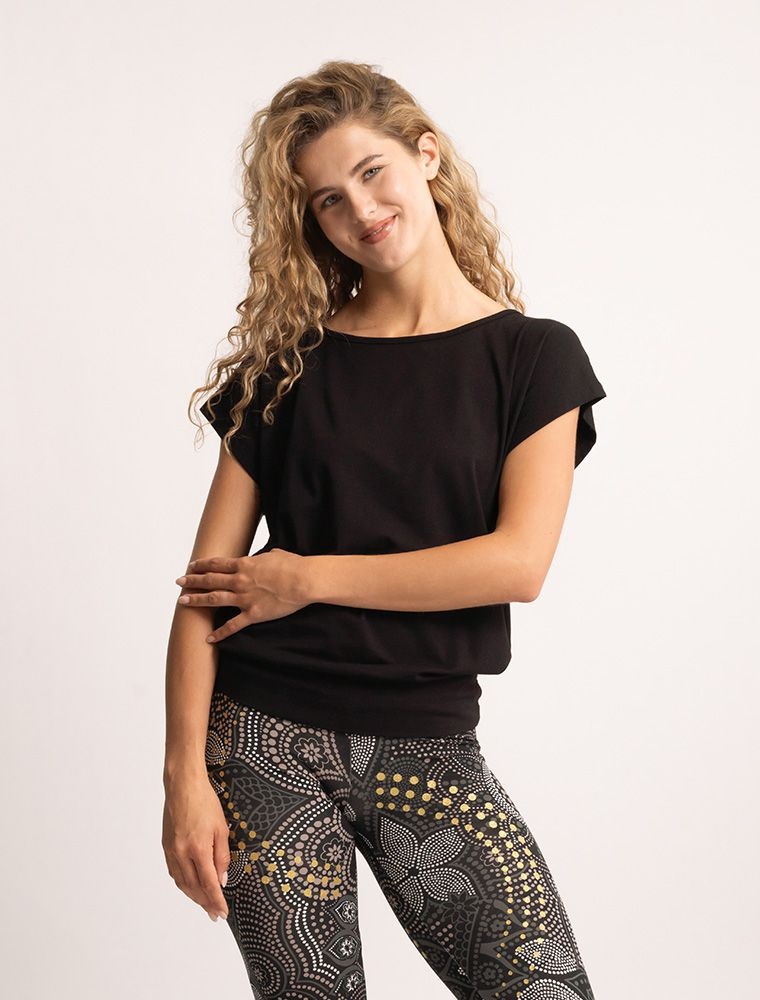 Shirt Jangama Black - I love yoga