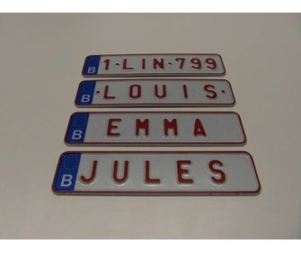 Miniplaatje België | AllesVoorJeAuto.shop