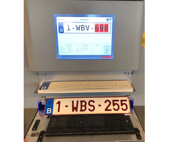 Europese Nummerplaat BELGIË | AllesVoorJeAuto.shop